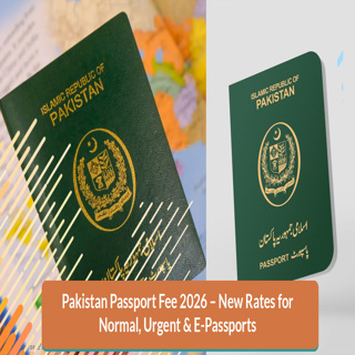 Pakistan Passport Fee 2026 – Latest Fees, Normal & Urgent